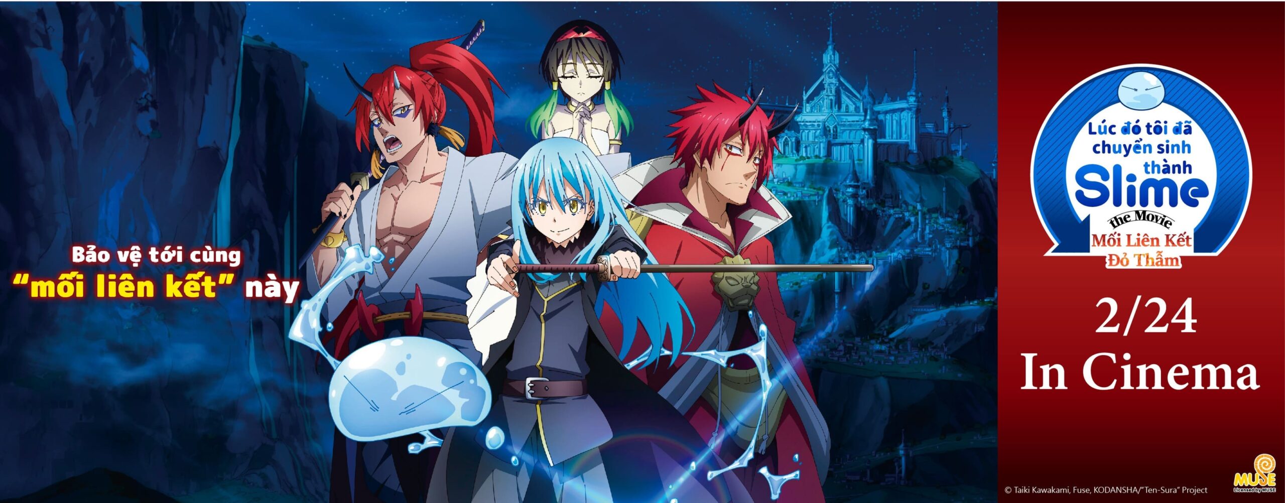 Movie LÚC ĐÓ TÔI ĐÃ CHUYỂN SINH THÀNH SLIME: MỐI LIÊN KẾT ĐỎ THẪM đã ra ...